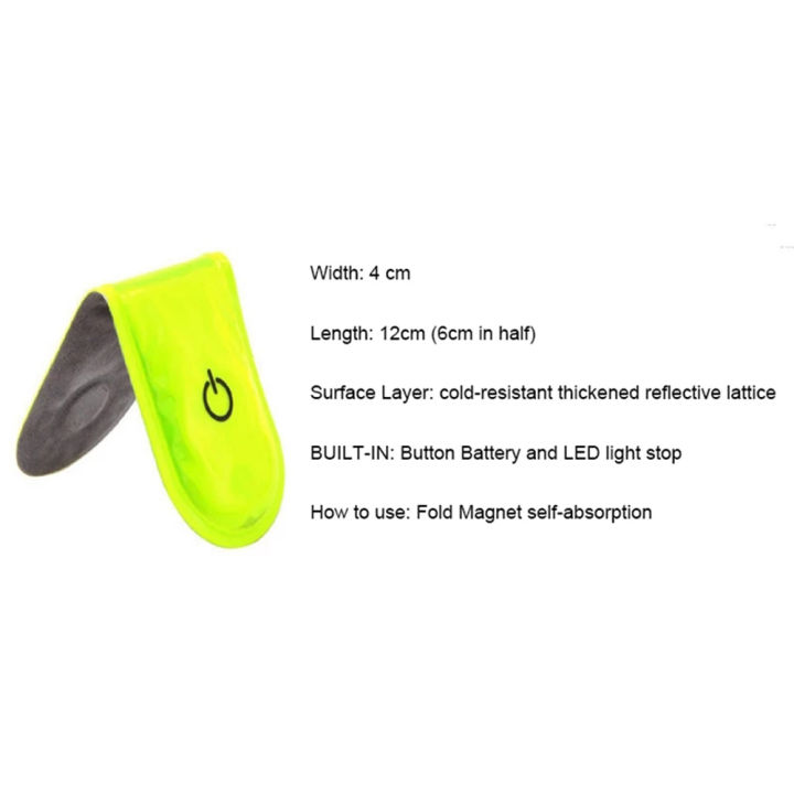 Reflective Clip Running Bike Cycling Strobe Reflective Magnetic Clip ...