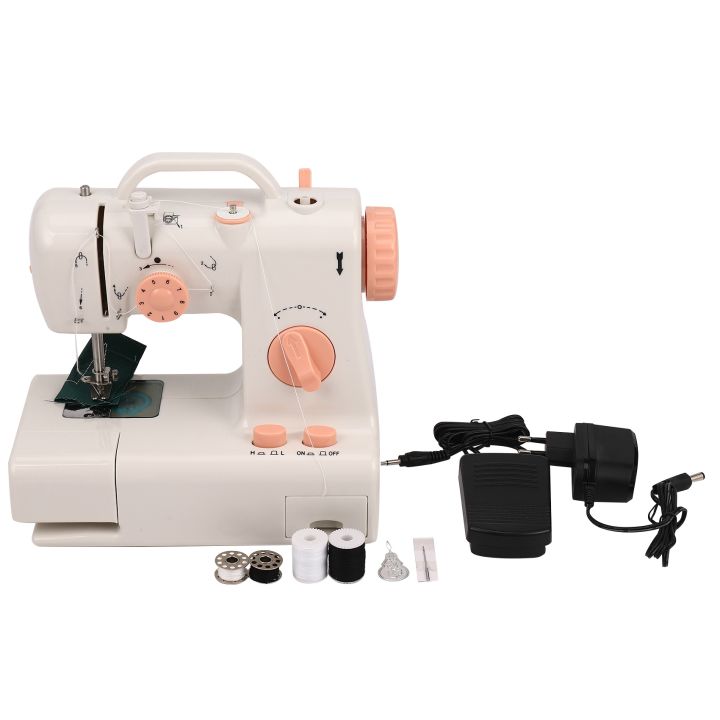 Mini Sewing Machine Fhsm-318 Built-In Light Household Eu Plug | Daraz ...