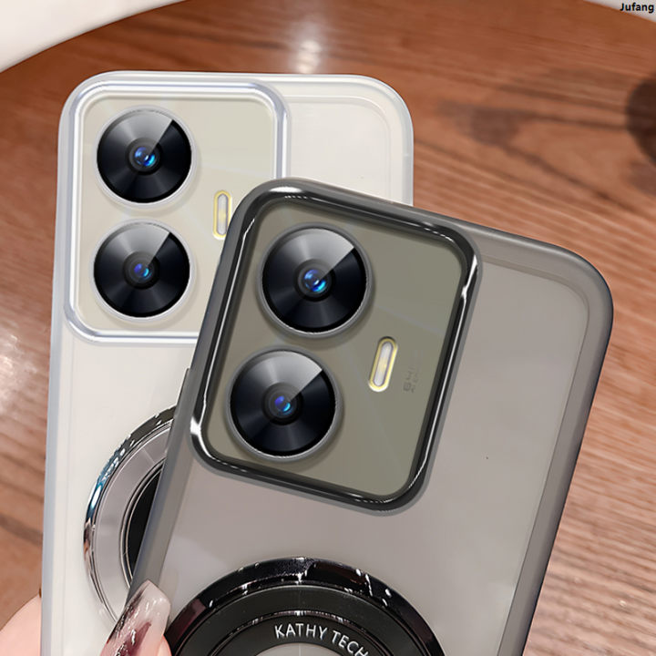 Jufangmeed Fashion Weak Adsorbable Holder Case For Realme C33 C15 12 ...