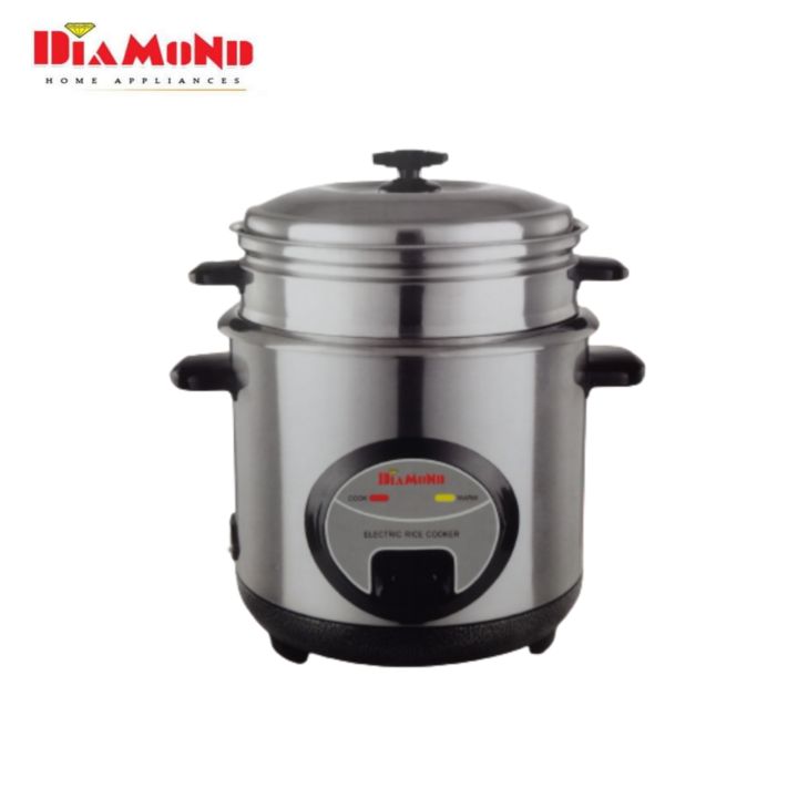 Diamond Moon Stainless Steel Rice Cooker 1.5L -DRCM150 | Daraz.com.np