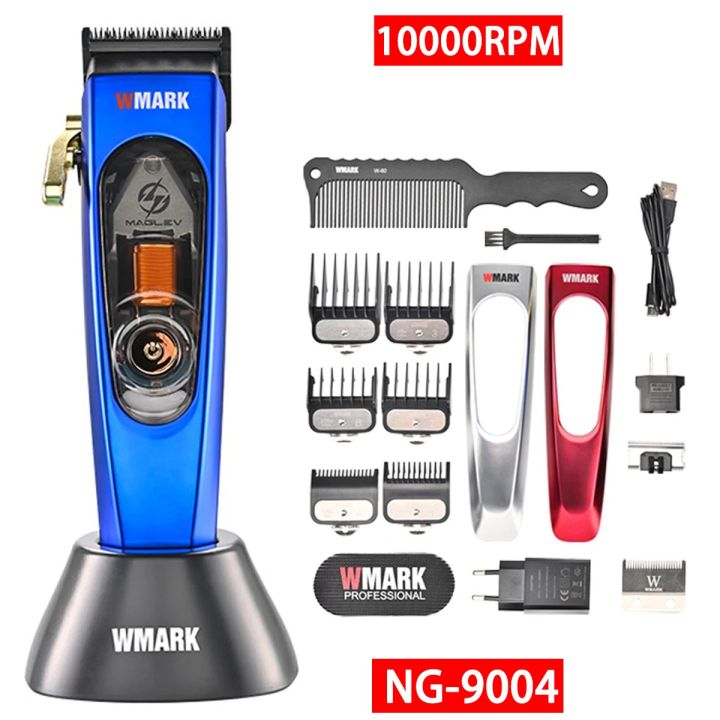 HOT 10000 RPM WMARK NG-9004 Maglev Motor Professional Hair Clipper for ...