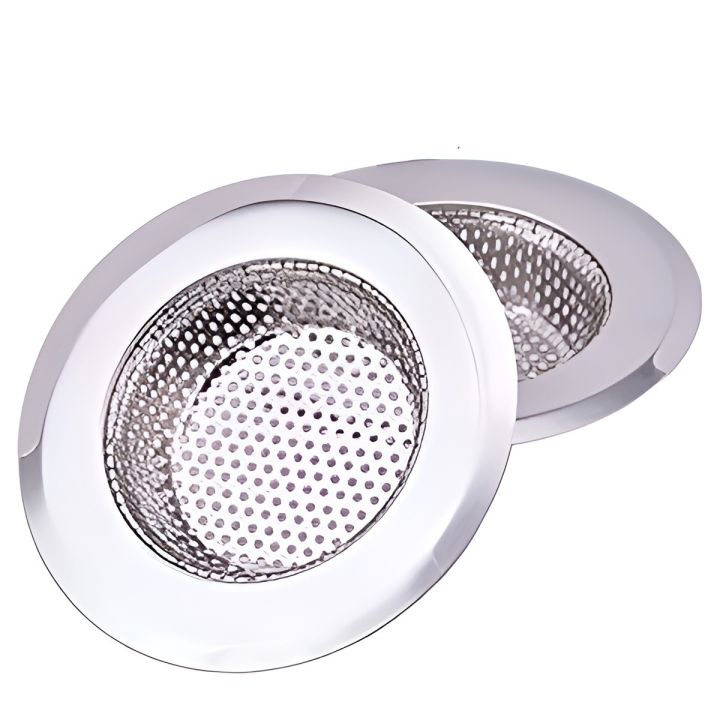 Stainless Steel Kitchen Basin Basket Filter Sink Drainer Jali 115 mm ...