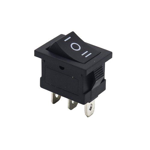 Switch 3 pin Black On/Off/On Egg Shape Rocker Switch 250V 6 A 1500Watt 2 Pcs | Daraz.com.np