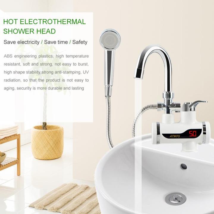 Instant Electric Water Heating Faucet Tap With Shower | Daraz.com.np