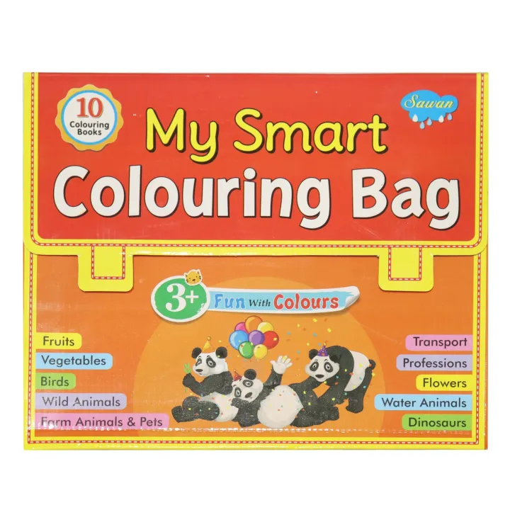 My Smart Colouring Bag 10 Colouring Books, 3+: Sawan | Daraz.com.np