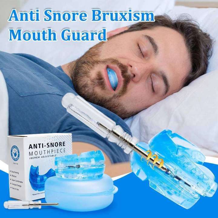 Anti Snore Stop Snoring Mouthpiece Teeth Bruxism Sleeping Aid Apnea ...