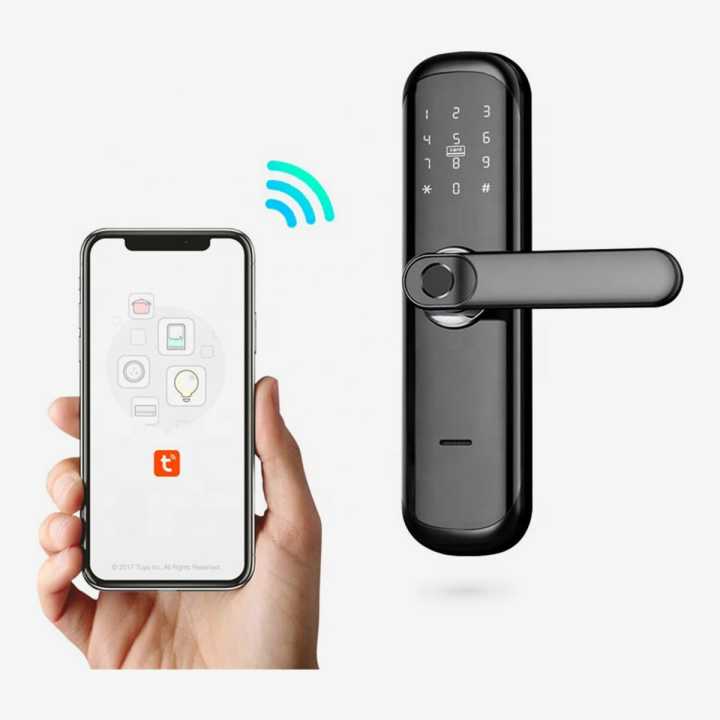 Tuya Smart Fingerprint Door Lock HR01 | Daraz.com.np