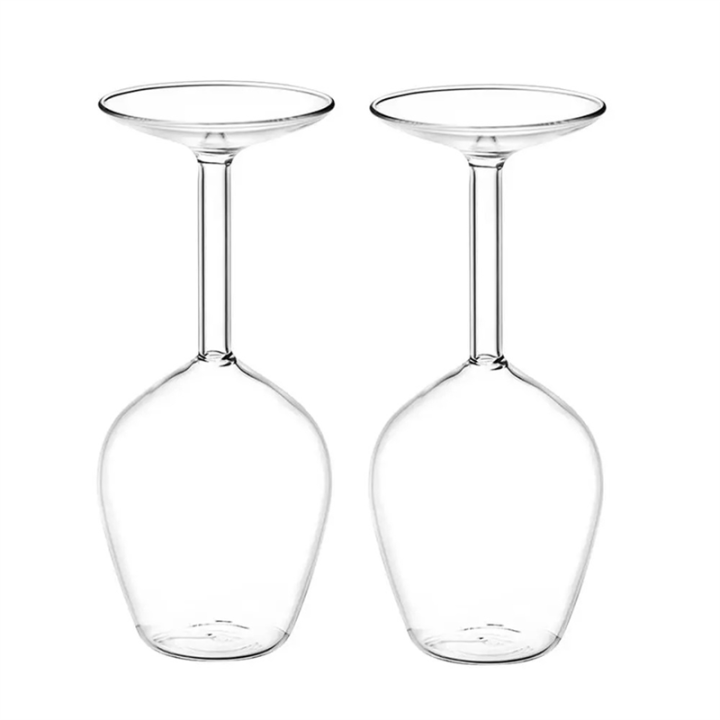14Fl Oz Upside Down Cocktail Glass Upside Down Martini Glass Wine Glass ...