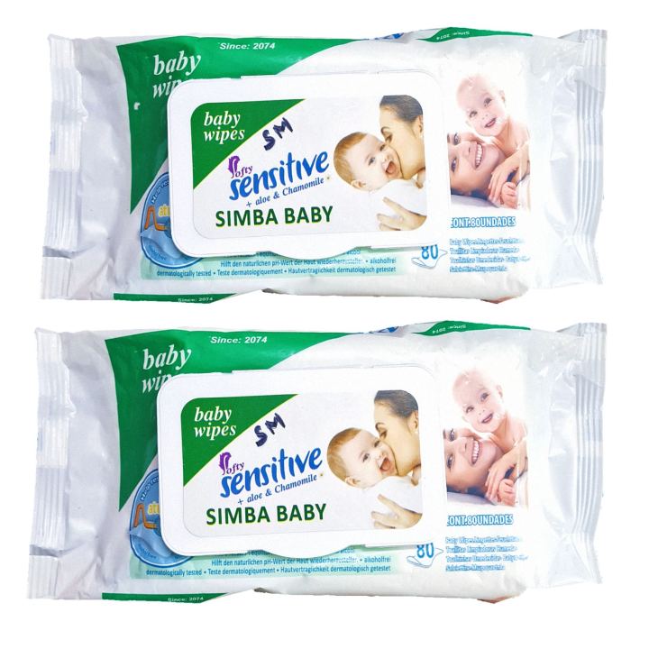 Sensitive Wipes Pack Of 2 | Daraz.com.np