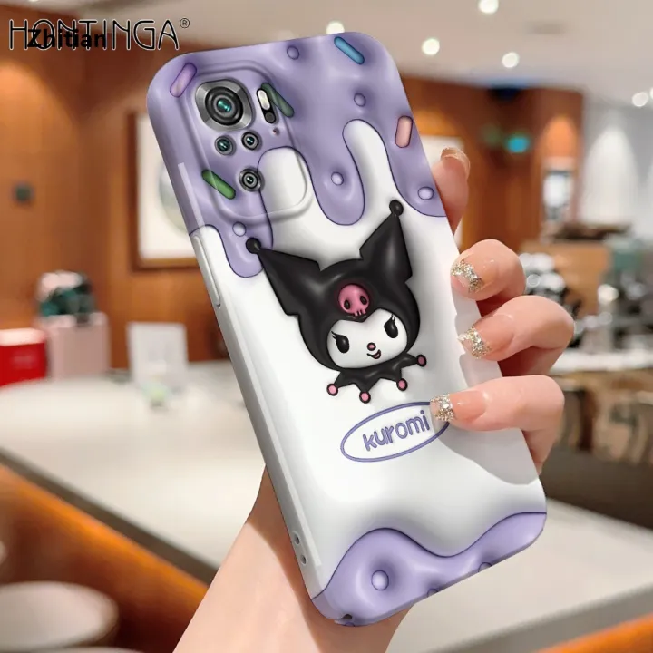 Zhitian Hontinga for Redmi Note 10 Note 10S Poco M5S Back Cover Cool Cute Kuromi All-inclusive ...