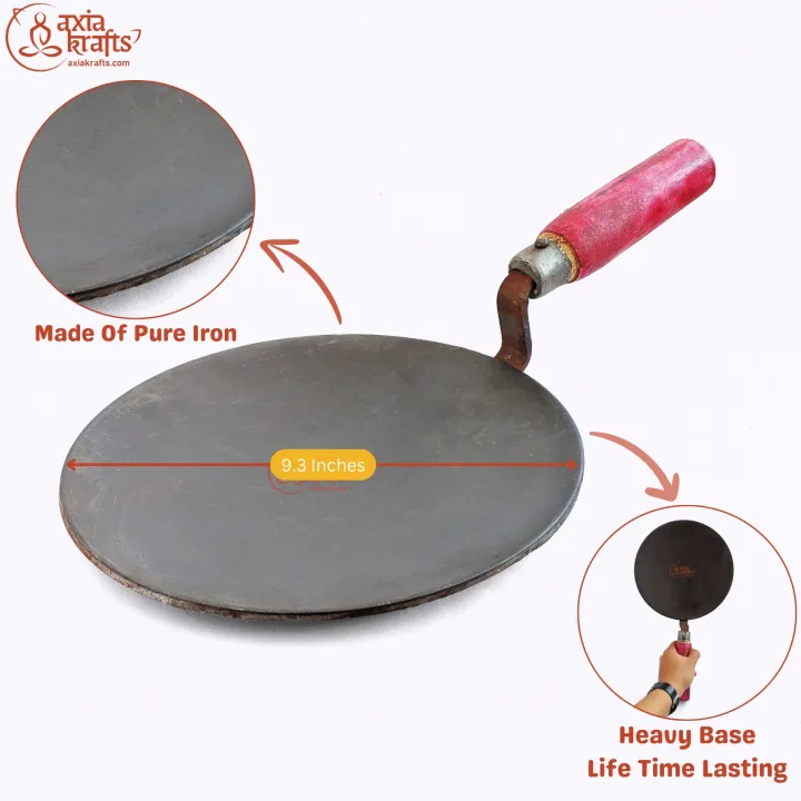 Axia Krafts Iron Roti Maker 9.3 inch Diameter | Falam Tawa | Axia ...