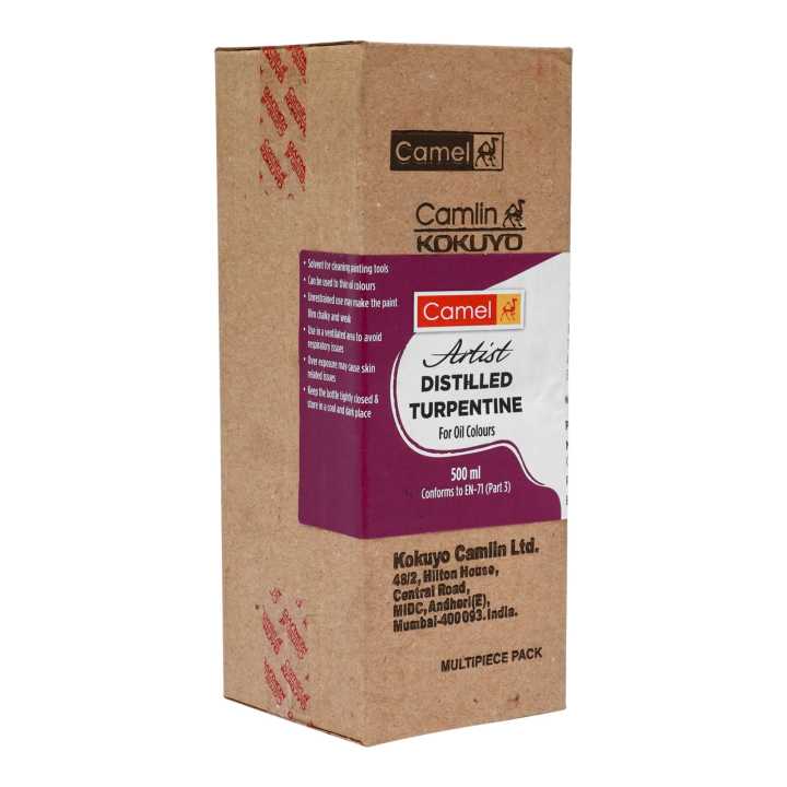 Camel Artist Distilled Turpentine 500ml For Oil Colors | Daraz.com.np