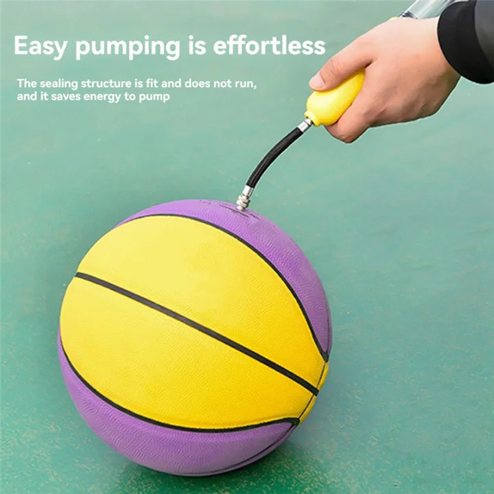 Two-Way Mini Ball Pump Football Basketball Volleyball Toy Swimming Ring ...
