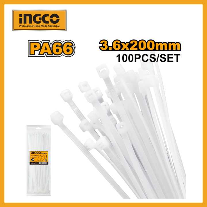 INGCO 3.6mm*200mm Cable ties HCT2001 | Daraz.com.np