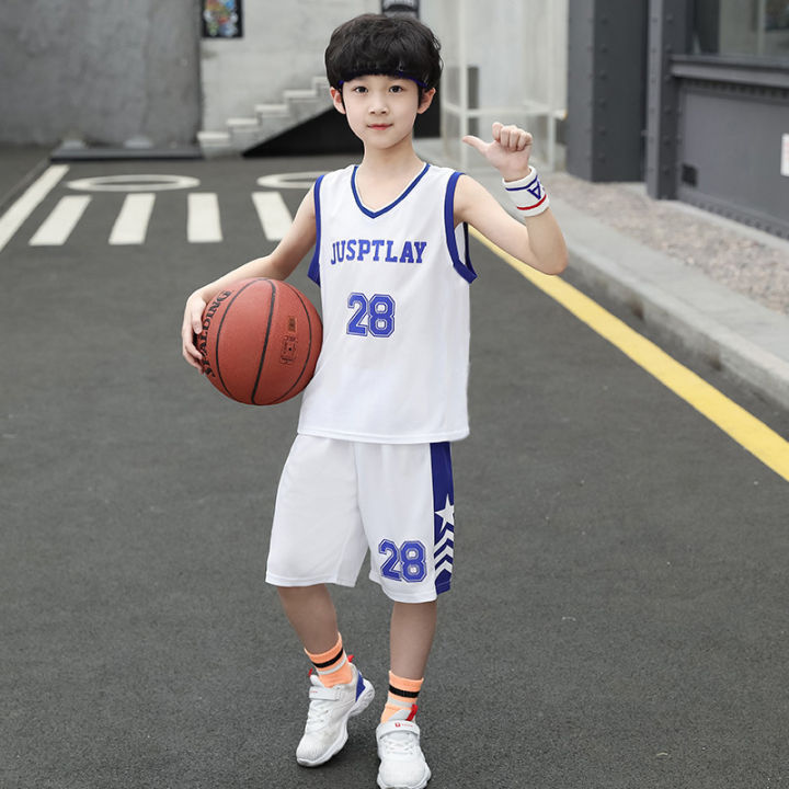 Kids T-shirts, vests, student basketball uniforms, jerseys, boys ...