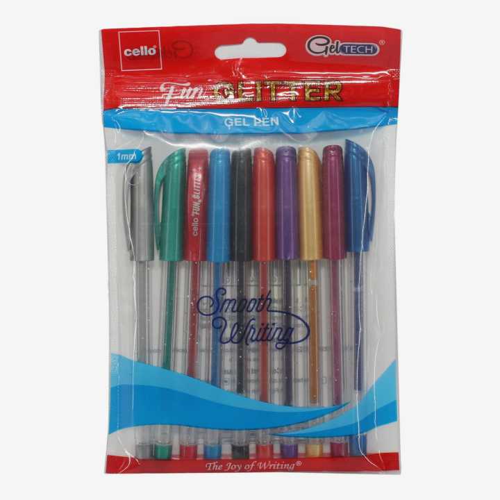 Cello Glitter Gel Pen- 1mm | Daraz.com.np