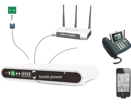 Smile Power + POE-530P Mini DC Ups Router Backup WIth Multifunction ...