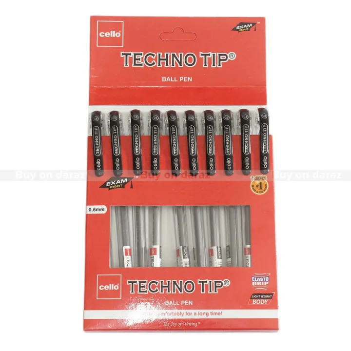 Cello Techno Tip Black Color Ball Pen | Daraz.com.np