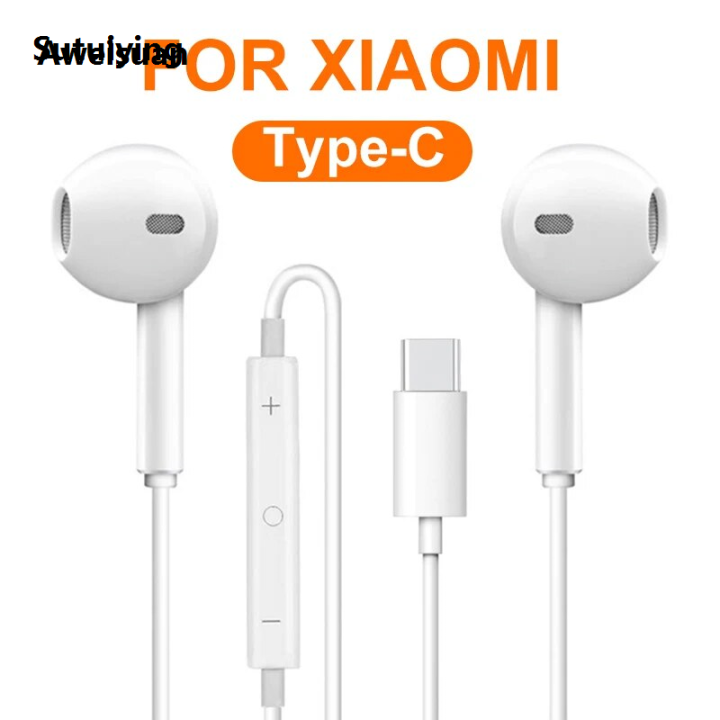 Aweisuan Sutuiying For Xiaomi HiFi Earphones Mi 14 13 12 Type C Wired ...