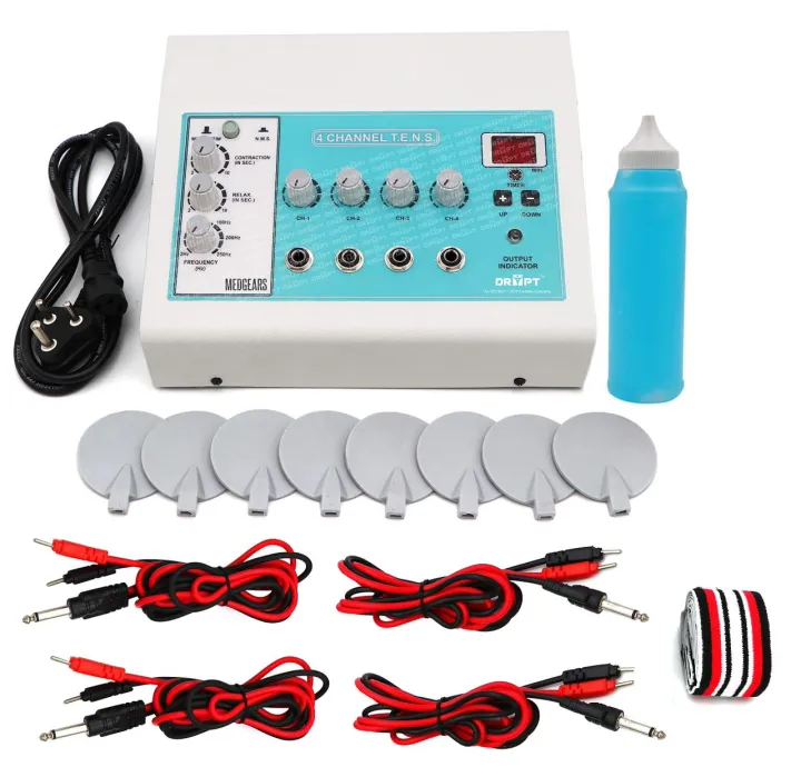 Tens Machine For Physiotherapy / Microprocessor Base 4 Channel Tens ...