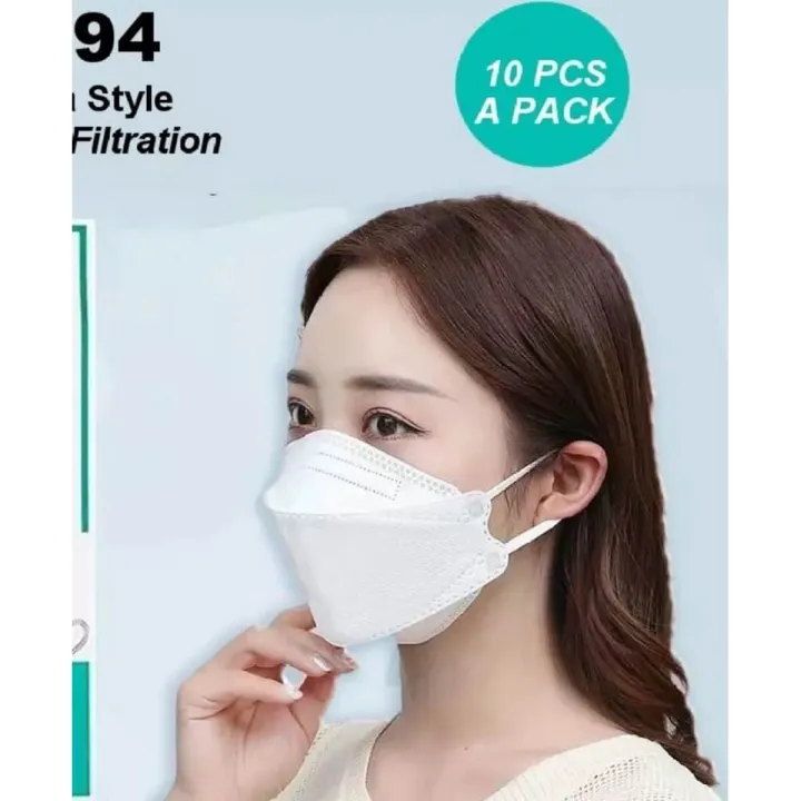 KF94 Mask (4 Layer Protection 3D KF 94 Mask) - 10 Pcs Per Pack | Daraz ...