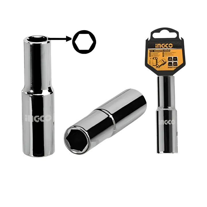 Ingco 1/2" Deep Hexagonal Socket HHAST12213L | Daraz.com.np