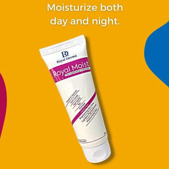 Royal Moist Skin Lightening Moisturizer, 60gm | Daraz.com.np