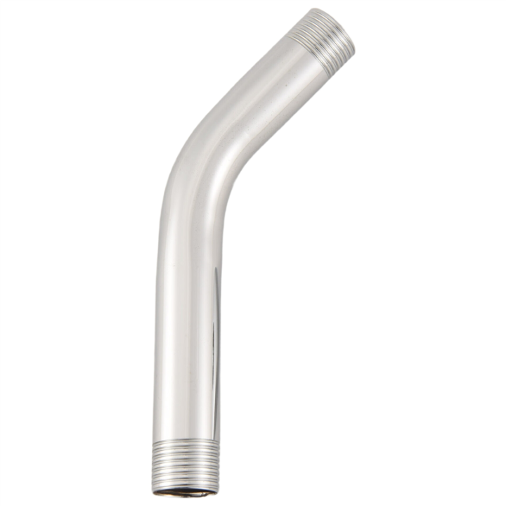 G1/2 inch 15cm Shower Head Extension Angled Shower Arm Extra Pipe ...