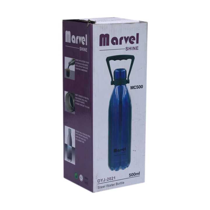 Marvel 500 ML Vacuum Bottle Flask Steel | Daraz.com.np