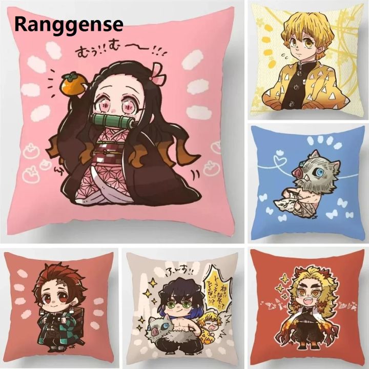 Ranggense Luxury Demon Slayer Kamado Tanjiro Nezuko Pillow Anime Body ...