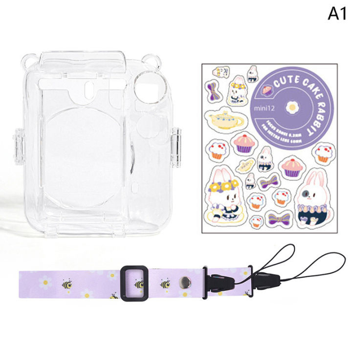 1Set For Instax Mini 12 Transparent Camera Bag Travel Shoulder Bag with ...
