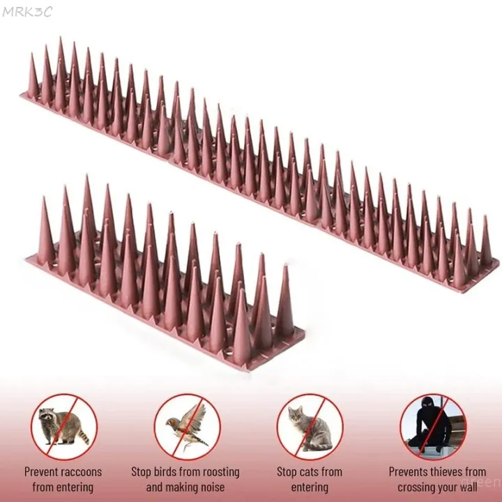 MRK3C 43CM Plastic Anti-Bird Spikes Bird Repeller Anti-theft Bird Proof ...