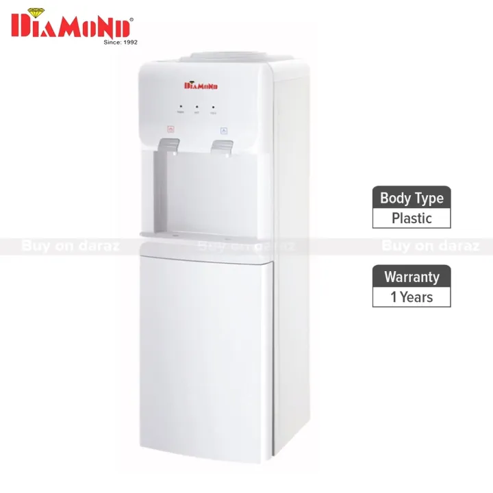 Diamond Marina Long Water Dispenser Hot And Normal With Bottle Cabinet ...