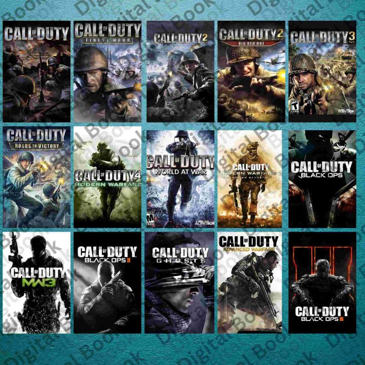 Call Of Duty Game Poster - All Call of Duty Games poster in order from ...