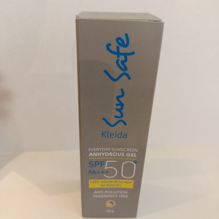 Kleida Sun Safe Everyday Anhydrous Sunscreen Gel Spf50+ 50g | Daraz.com.np