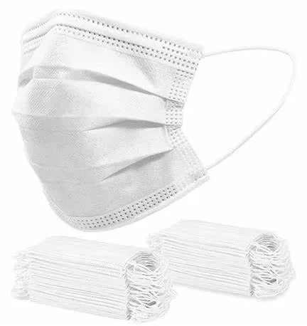 Disposable 3 Ply Face Mask - White (50 Pcs) | Daraz.com.np