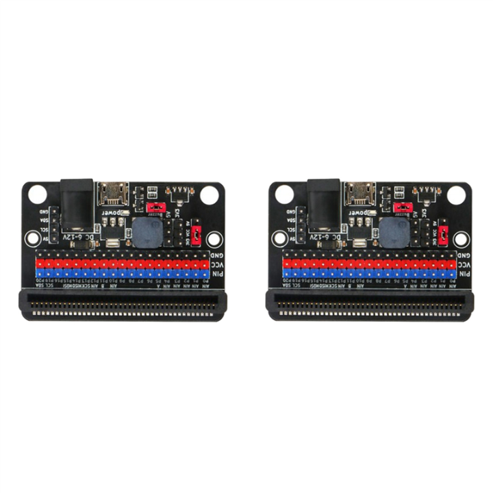 NXFDSIOZ 2Pcs Expansion Board for Microbit GPIO Expansion Python IO:Bit 5V with on Board Passive ...
