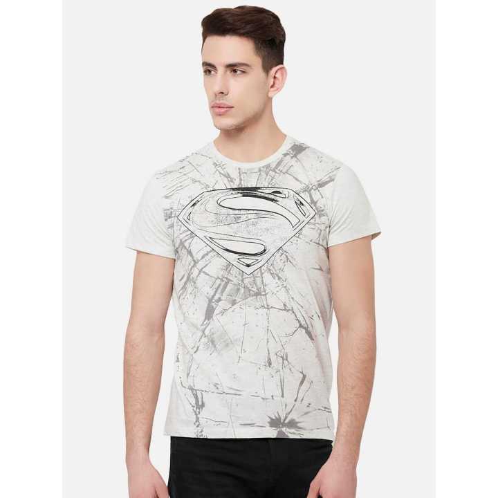 Superman by Free Authority Grey Tshirt for Men STY-18-19-000008 | Daraz ...