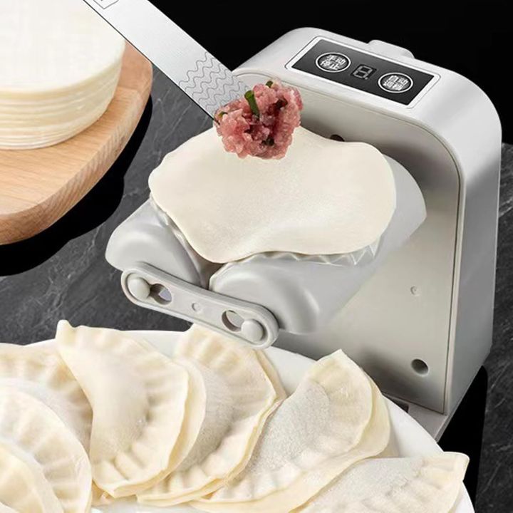 Electric Automatic Dumpling Momo Maker Fast Gyoza Pierogi Wonton ...
