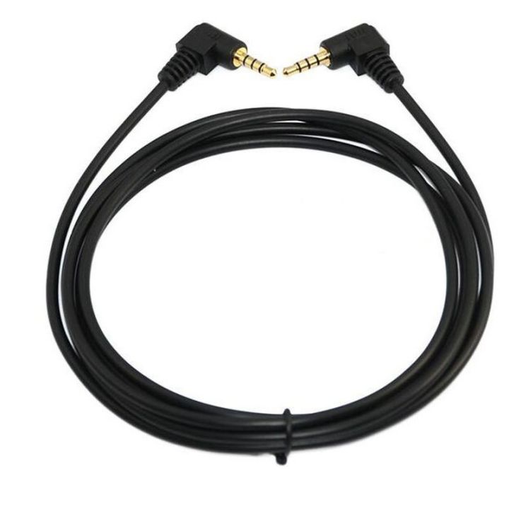 【Best Lrice】100cm High Quality 3.5mm angle stereo TRRS Mini AV plug 4 ...