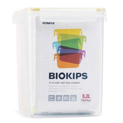Komax Biokips Plastic Extra Large Sugar and Flour Containers-5.2L ...