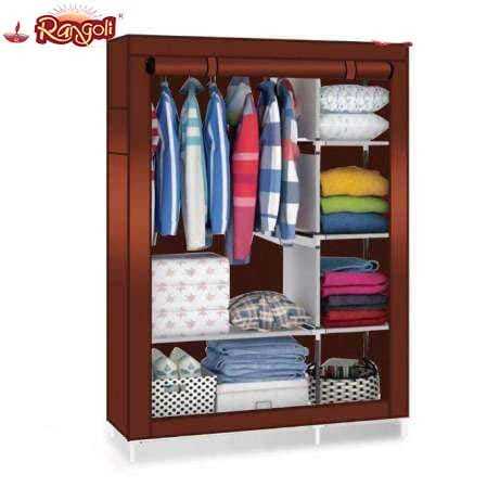 Rangoli Portable Storage Wardrobe/Cupboard (120 X 50 X 175 Cms) | Daraz ...