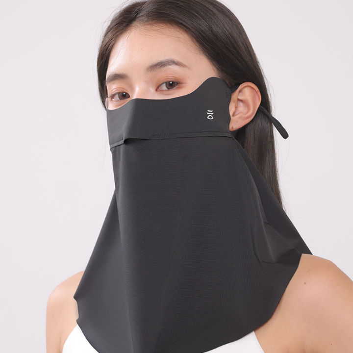 Summer sunscreen mask, UV protection mask, full face shade, neck ...