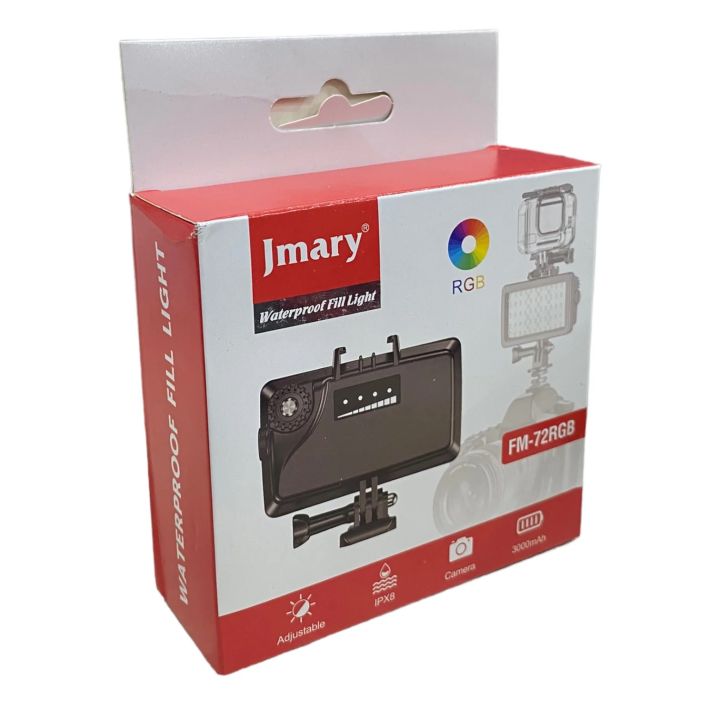 JMARY FM-72 RGB Light Waterproof LED RGB Fill Light | Daraz.com.np