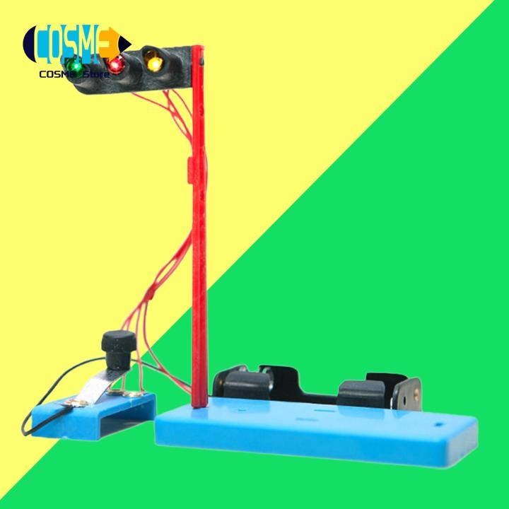 Traffic Light Craft Smooth Edges Small LED DIY Traffic Light | Daraz.com.np