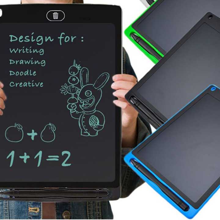 Portable 12 Inch Paperless Eco Friendly LCD Notepad Writing Memo ...