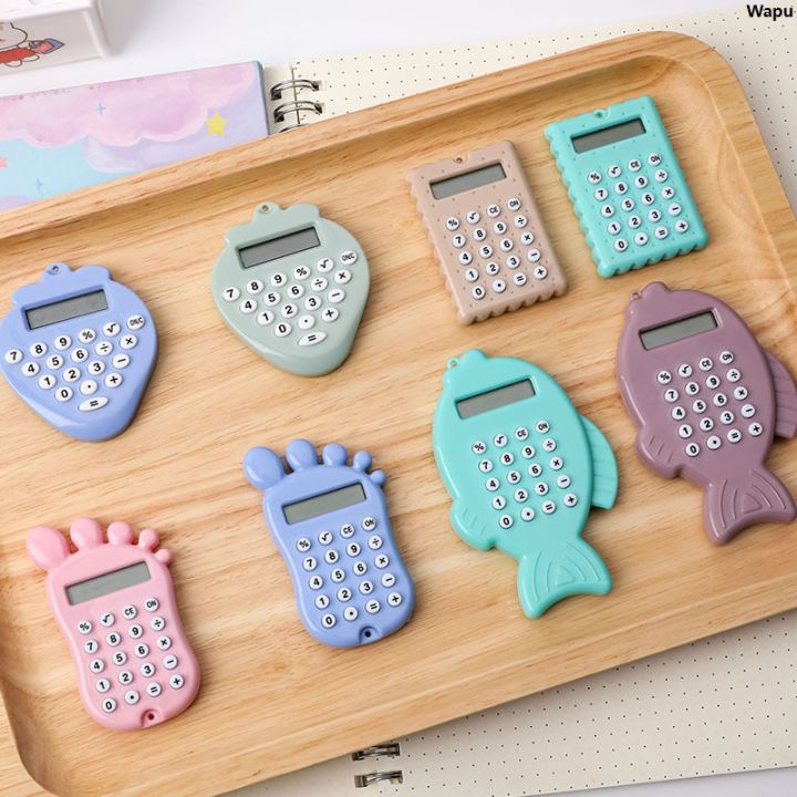 WapuSpecial Portable Digit Calculator Kawaii Mini Calculator Pocket ...