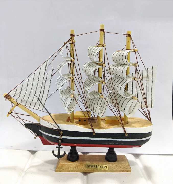 Confection Wooden Hand Carved Ship 20cm | Daraz.com.np
