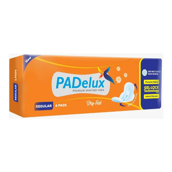 PADelux Sanitary Pads Dry Feel, 240mm- 6Pads | Daraz.com.np