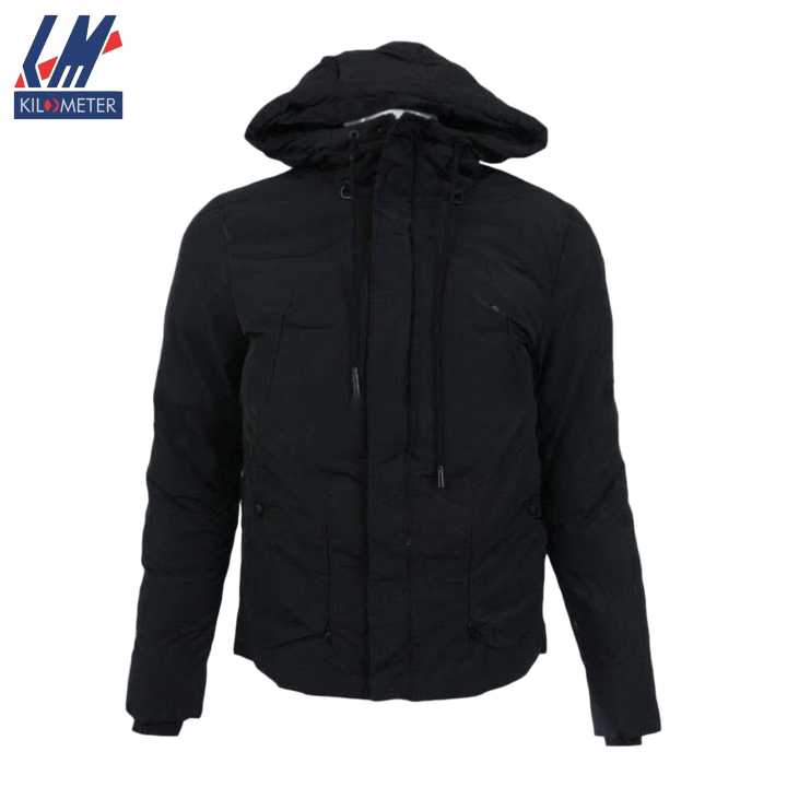 KILOMETER Front Zippered Cotton/Silicon Mix Jacket For Men - KM 7719 ...